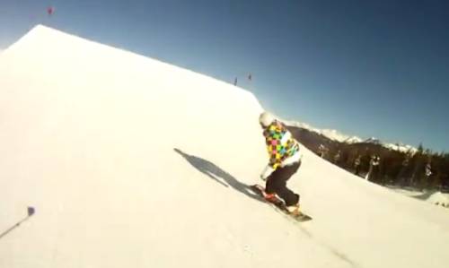 Absolutely Incredible Snowboarding Trick
